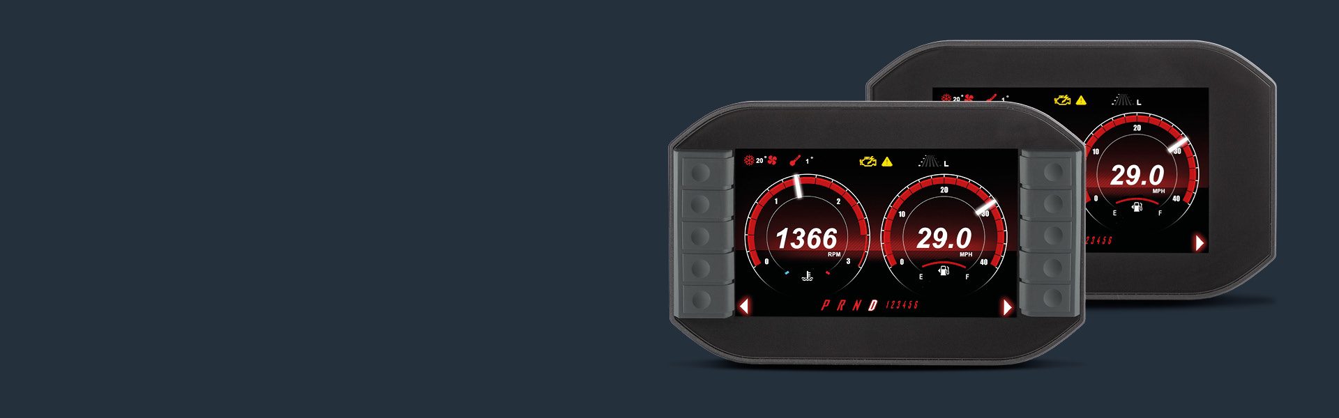 CAN-capable 7-inch HMI display for control and indication