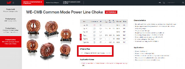LTspice Component Libraries from Würth Elektronik