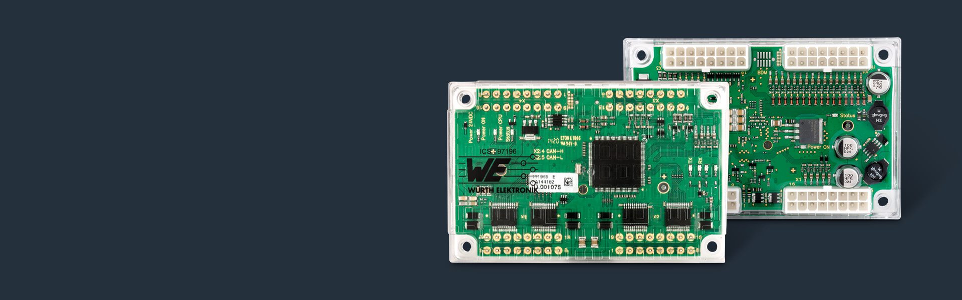 CAN controller with 2 high-speed CAN bus interfaces