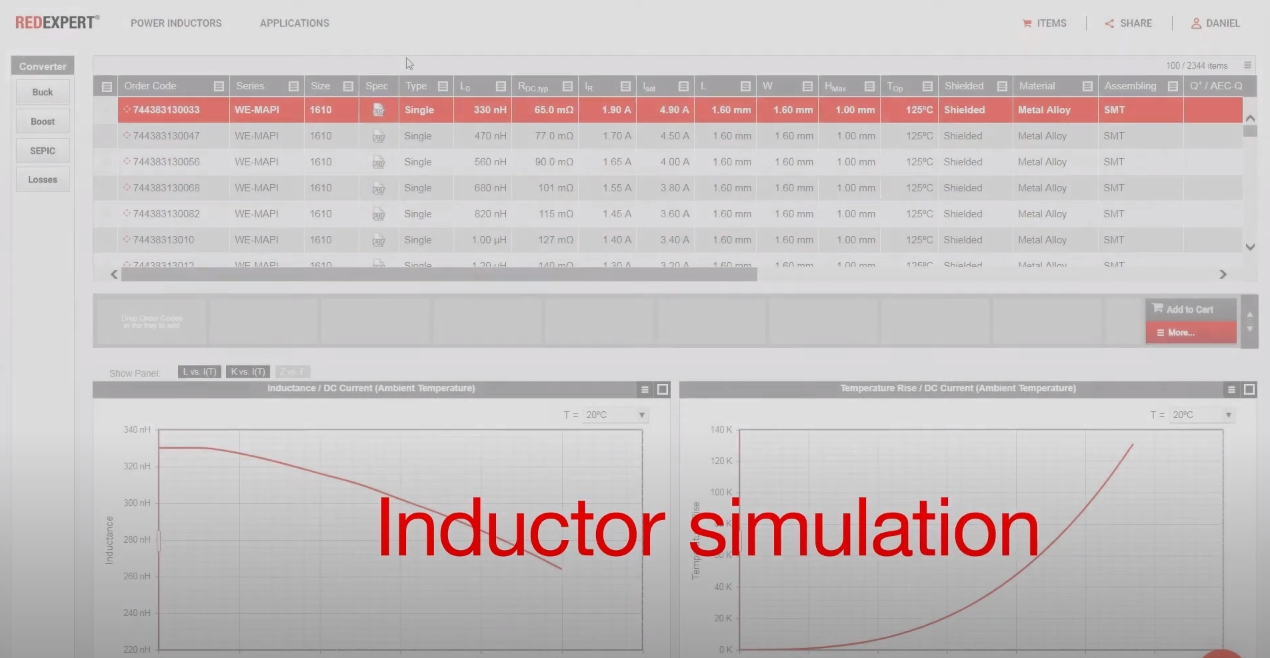 REDEXPERT - Select, Compare, Simulate