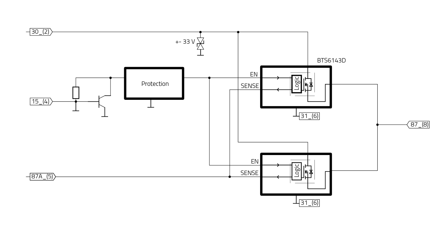 Solid state relay for switching lamps & resistive loads