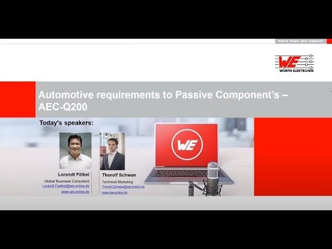 EMC Passive Components for Automotive Applications
