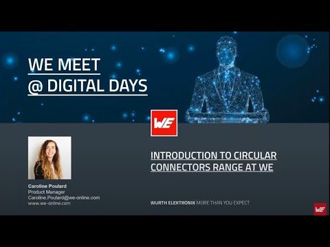 Introduction to Circular Connectors Range at WE