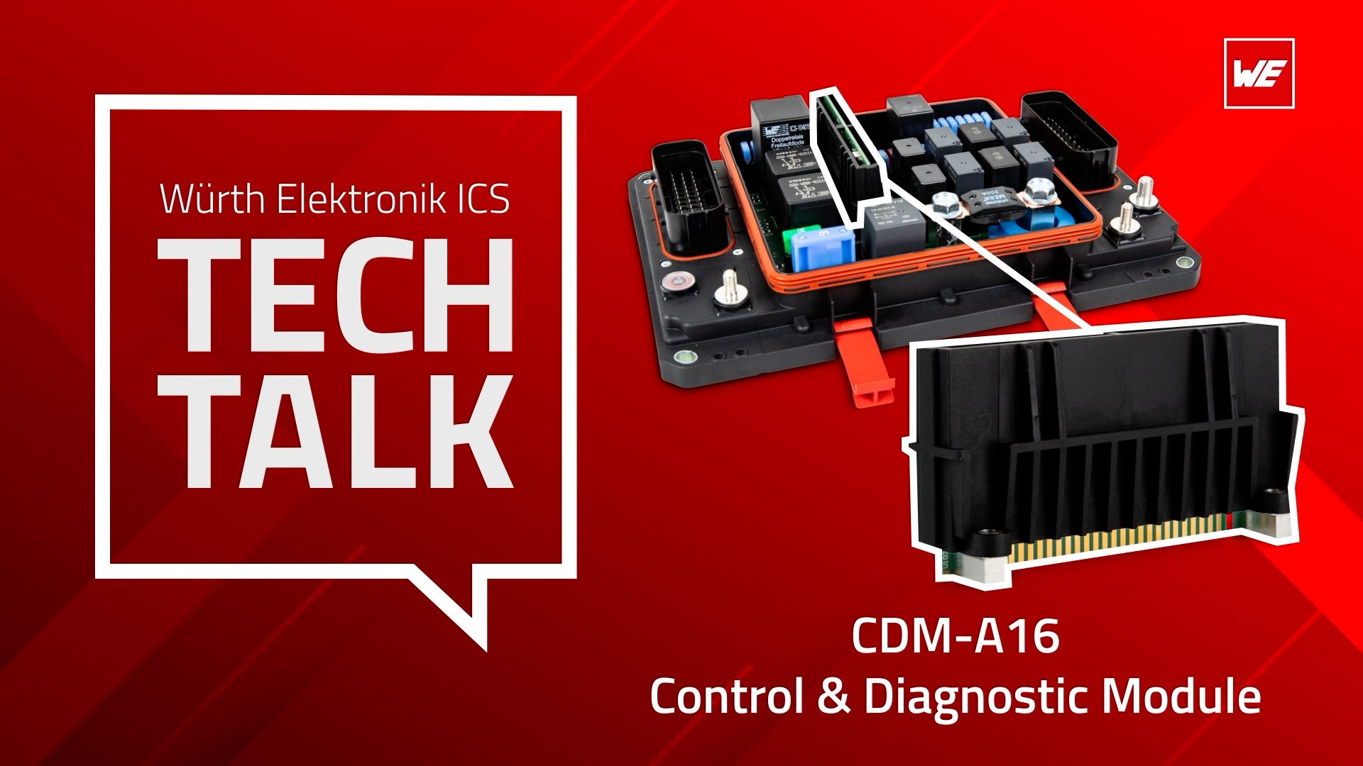 Würth Elektronik ICS Tech Talk – Control & Diagnostic Module CDM-A16
