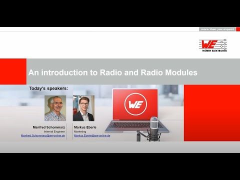 An introduction to Radio and Radio Modules