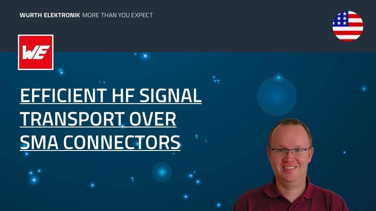 Efficient Hf Signal Transport Over Sma Connectors