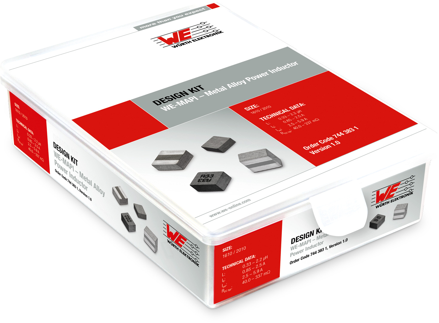 Design Kit WE-MAPI SMT Power Inductor 1610/2010 | Passive Components ...