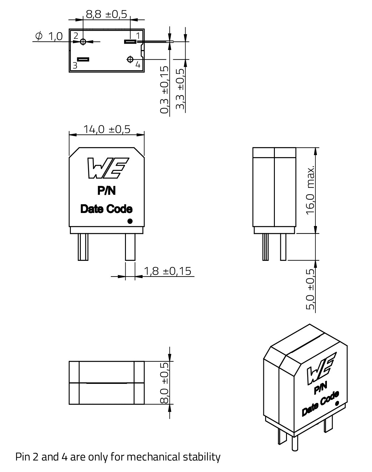 WE-HIDA THT High Current Inductor | Passive Components | Würth ...