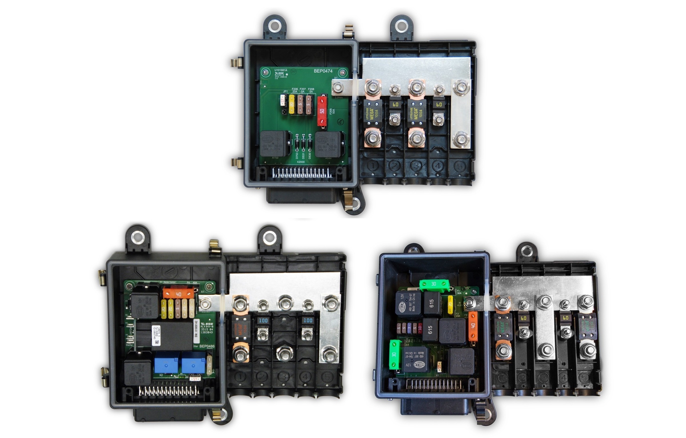 Customized electrical systems in standard housings
